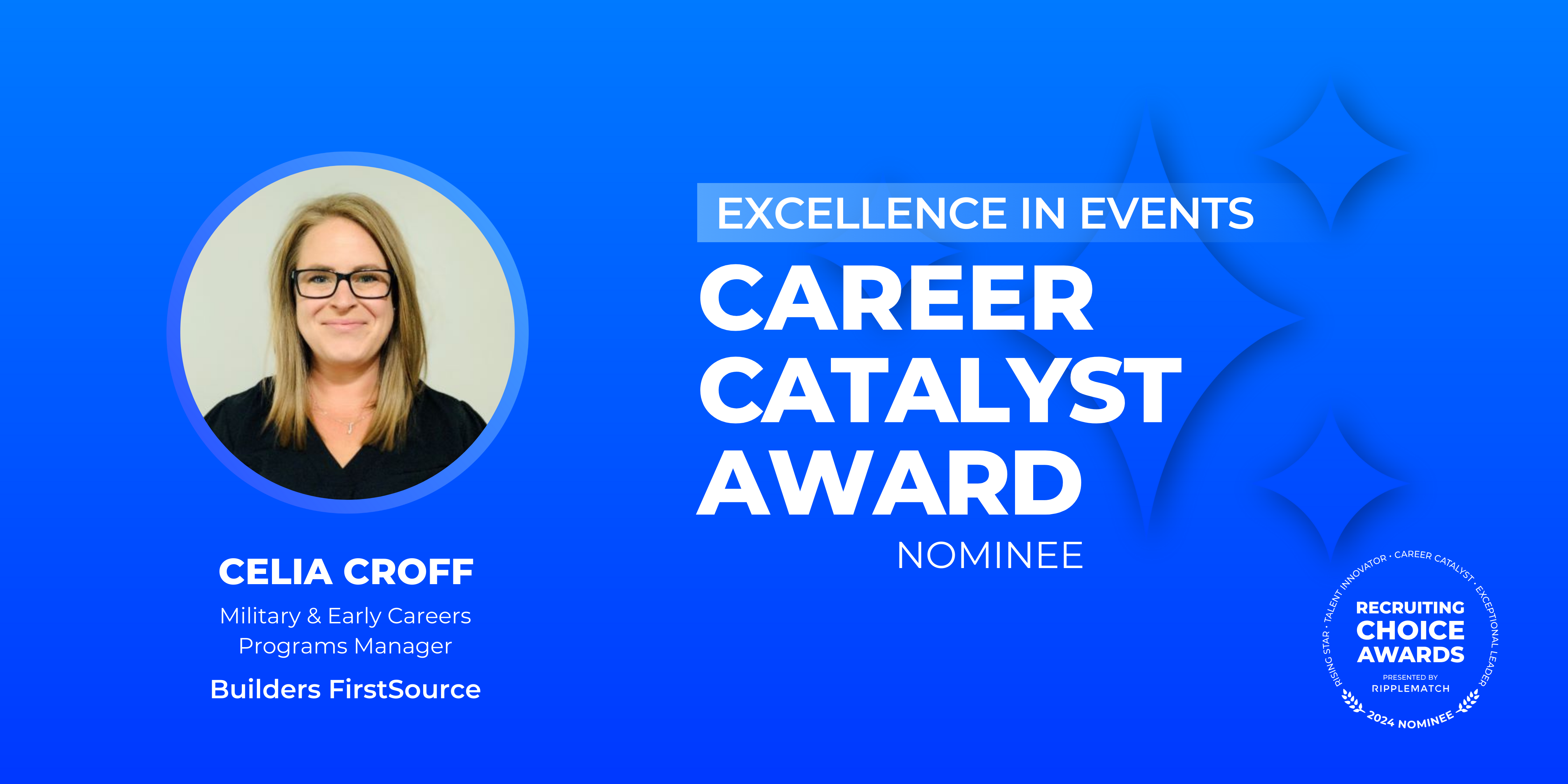 Celia Croff - Nominee for Career Catalyst Award - 2024 Recruiting Choice Awards